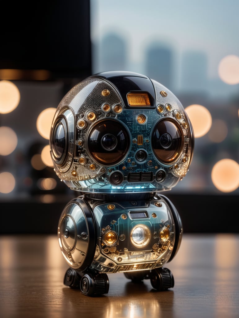 Premium Free ai Images | cute aesthetic tiny cute translucent ...