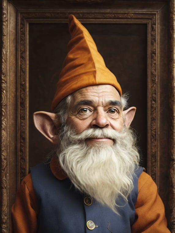 Premium Free ai Images | portrait of gnome