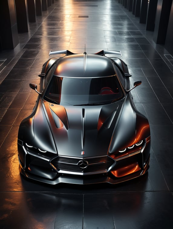 Premium Free ai Images | unique coupe car design with long bonnet and ...