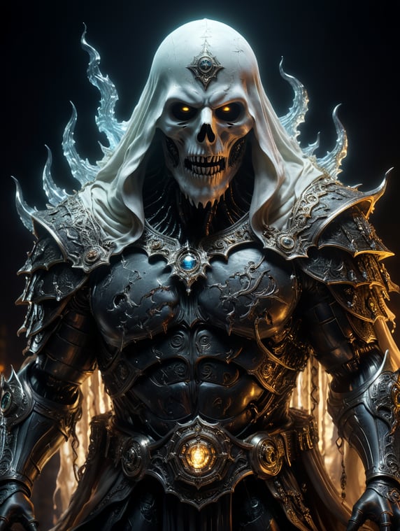 Premium Free ai Images | un fantasma fatto di tasse multe con luci ...