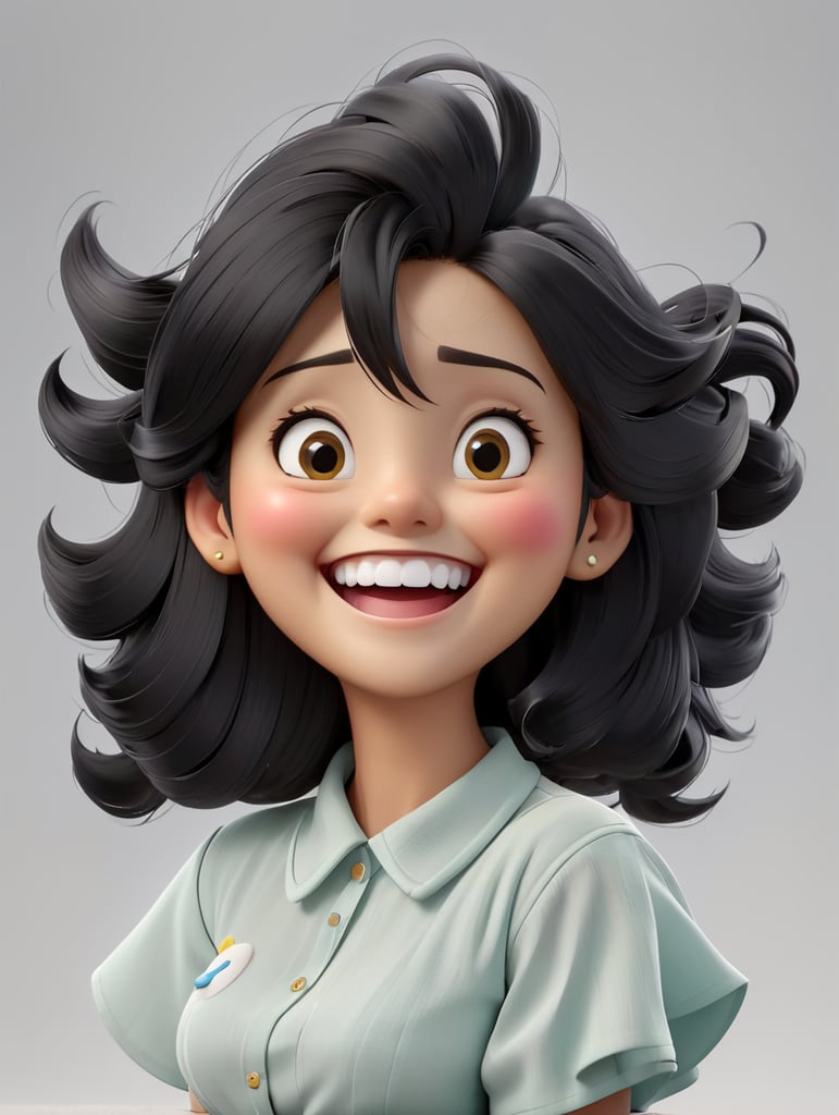 Premium Free ai Images | extreme happiness laughter emoji as human ...