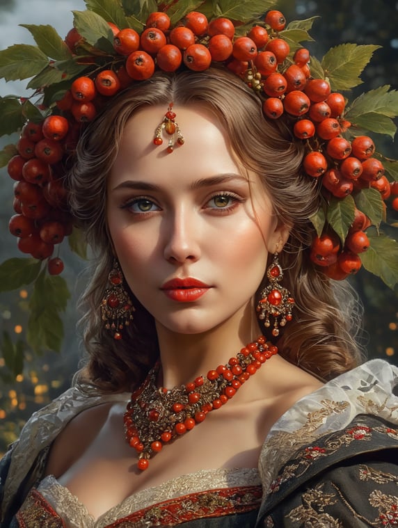 Premium Free ai Images | portrait of beautiful women from russian fairy ...