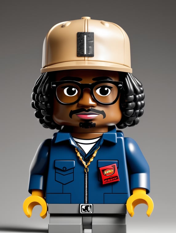 Premium Free ai Images | rapper flow as lego character