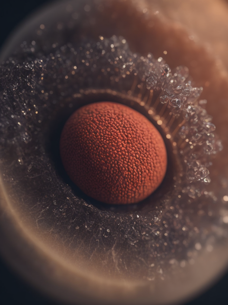 Lumenor AI Image Generation - blood cell organic under microscope ...