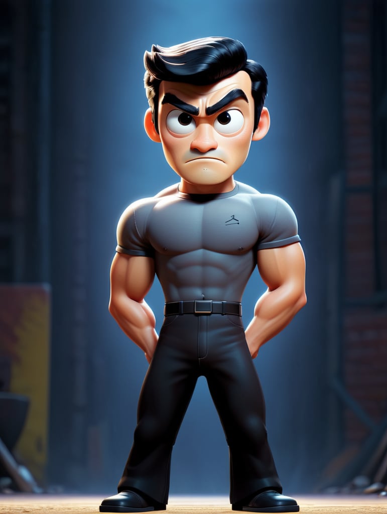 Premium Free ai Images | bruce lee standing looking at camera
