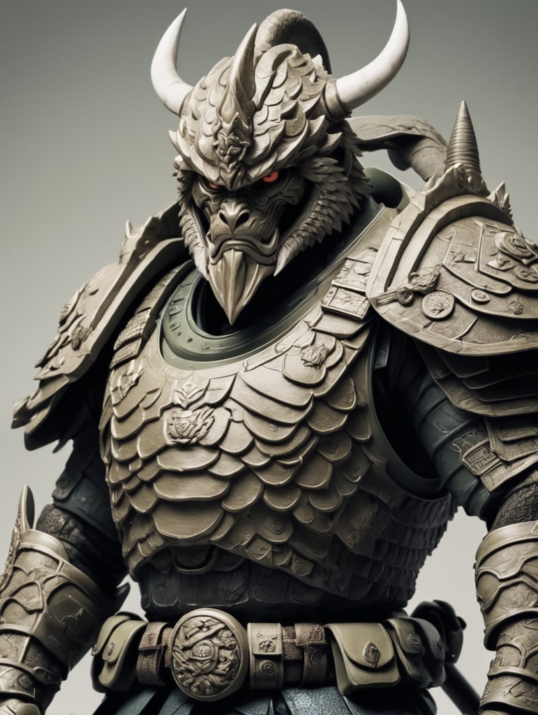 Premium Free ai Images | japanese army warrior beast