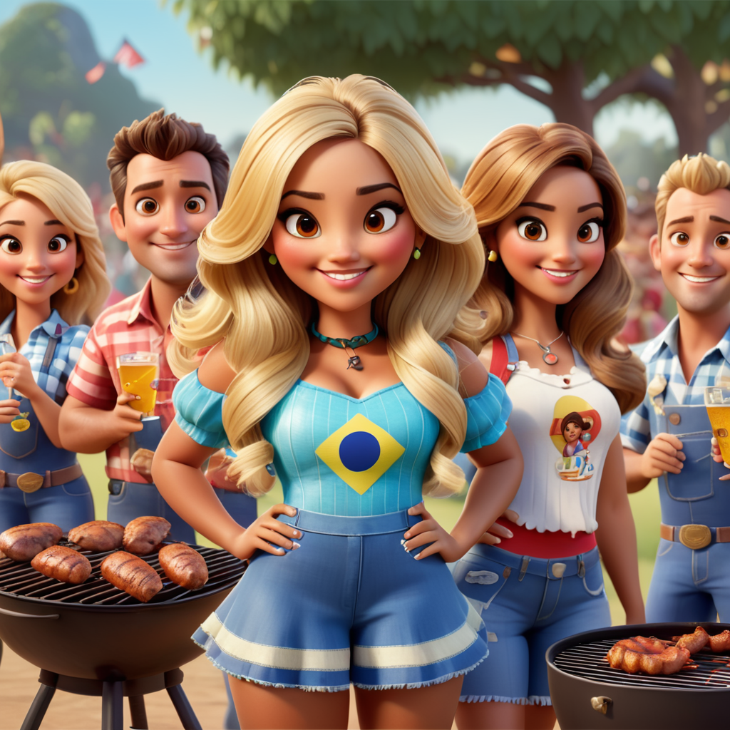 Premium Free ai Images | disney pixar style camila brazilian years old ...