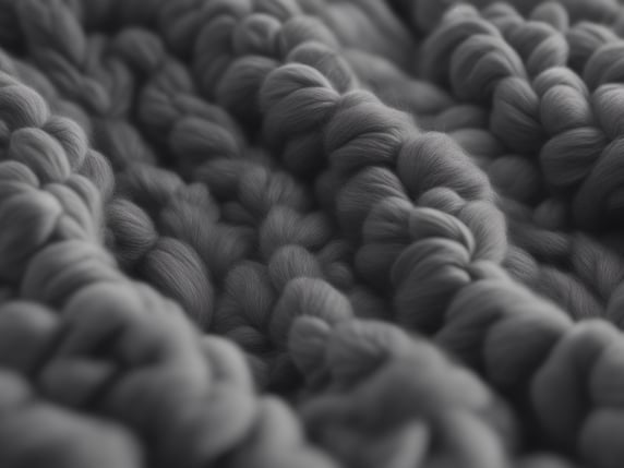 Premium Free ai Images | macro render of tight merino wool fabric ...
