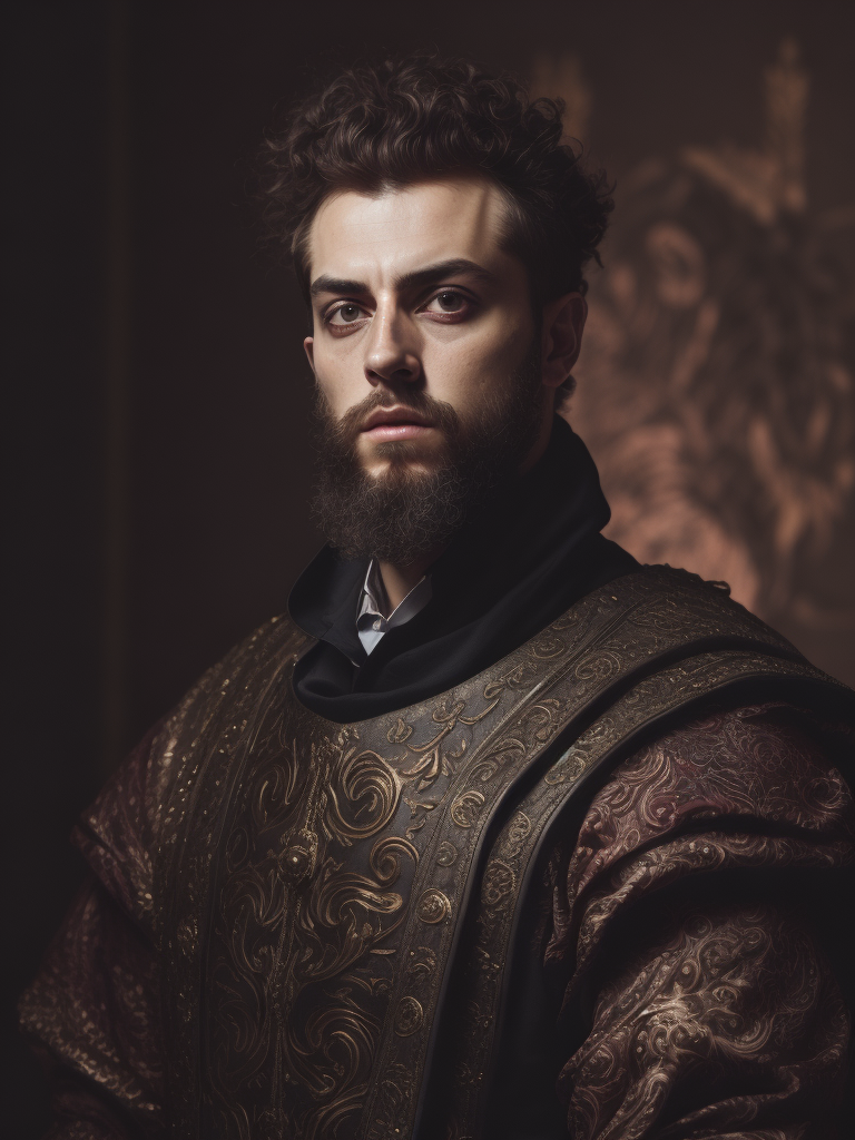 Lumenor AI Image Generation - self portrait by jacopo tintoretto