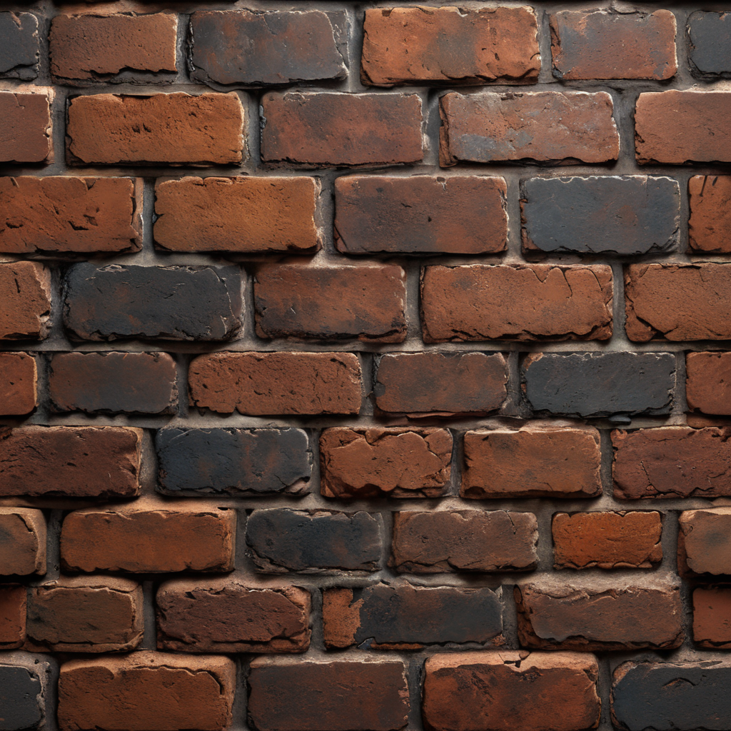 Premium Free ai Images | old brown brick texture seamless