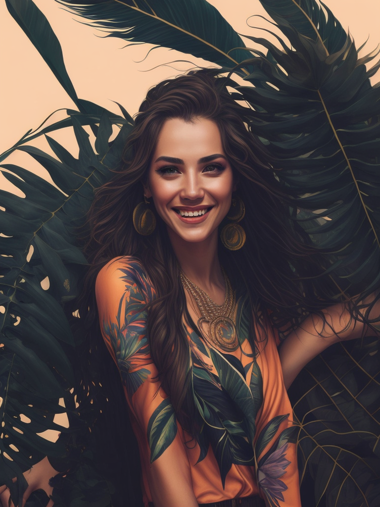 Premium Free ai Images | tropicalpunk by anna dittmann and paul cadden ...