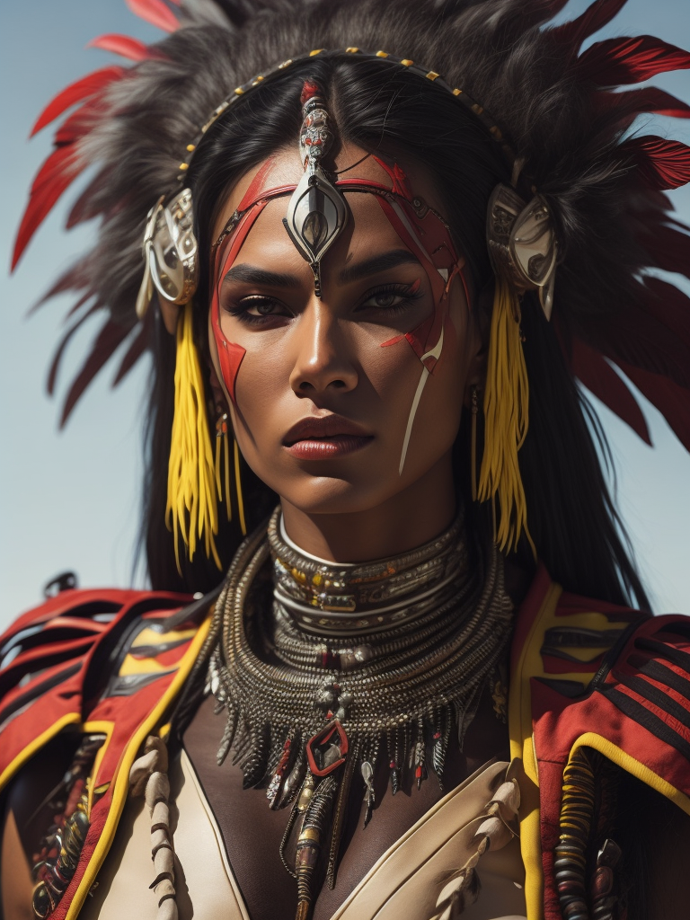 Lumenor AI Image Generation - native american woman in regalia in the ...