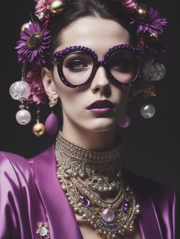 Premium Free ai Images | purple and pink retrofuturism retro future ...