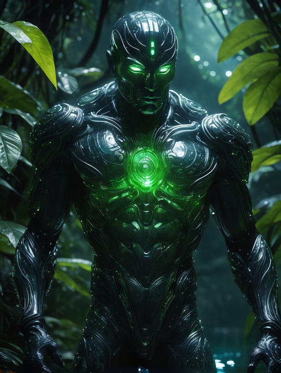 Premium Free ai Images | detailed photos of something humanoid made ...