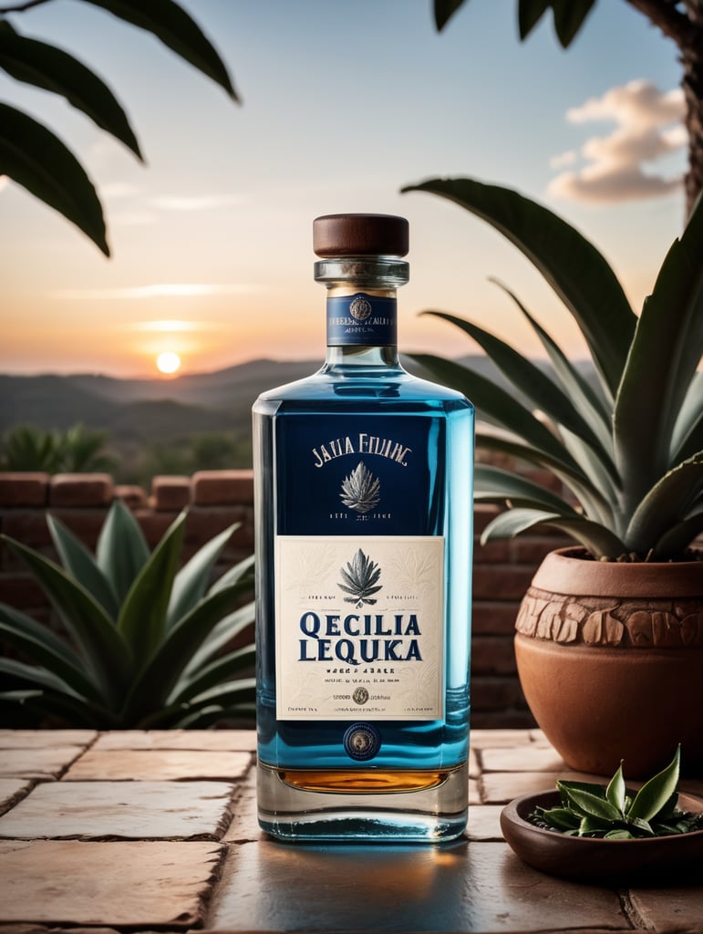 Premium Free ai Images | packaging and branding for tequila brand as if ...