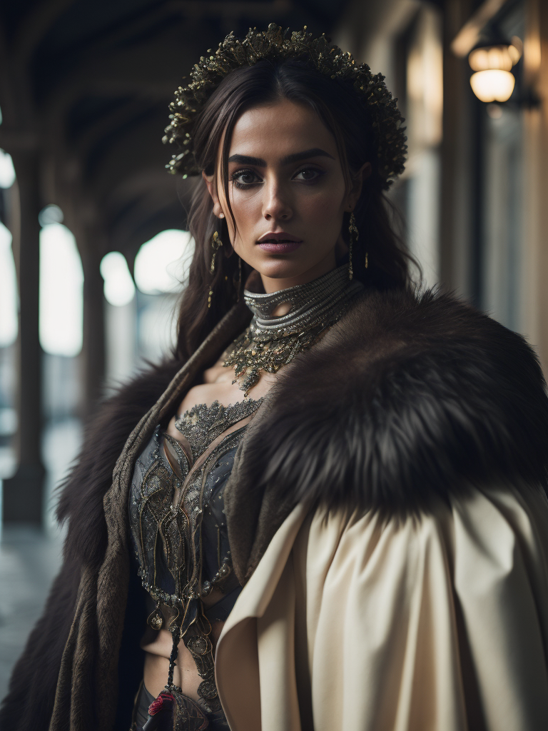 Lumenor AI Image Generation - female in venetian outfit gorgeous ...