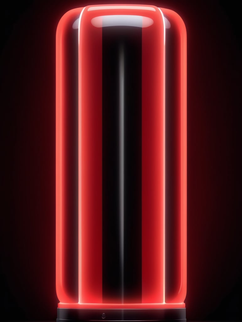 Premium Free ai Images | close up photo of neon tube glowing with ...