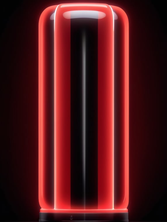 Premium Free ai Images | close up photo of neon tube glowing with ...