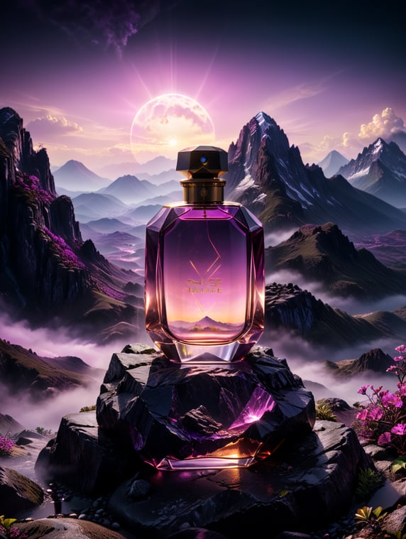 Premium Free ai Images | professional photography of luxury perfume ...