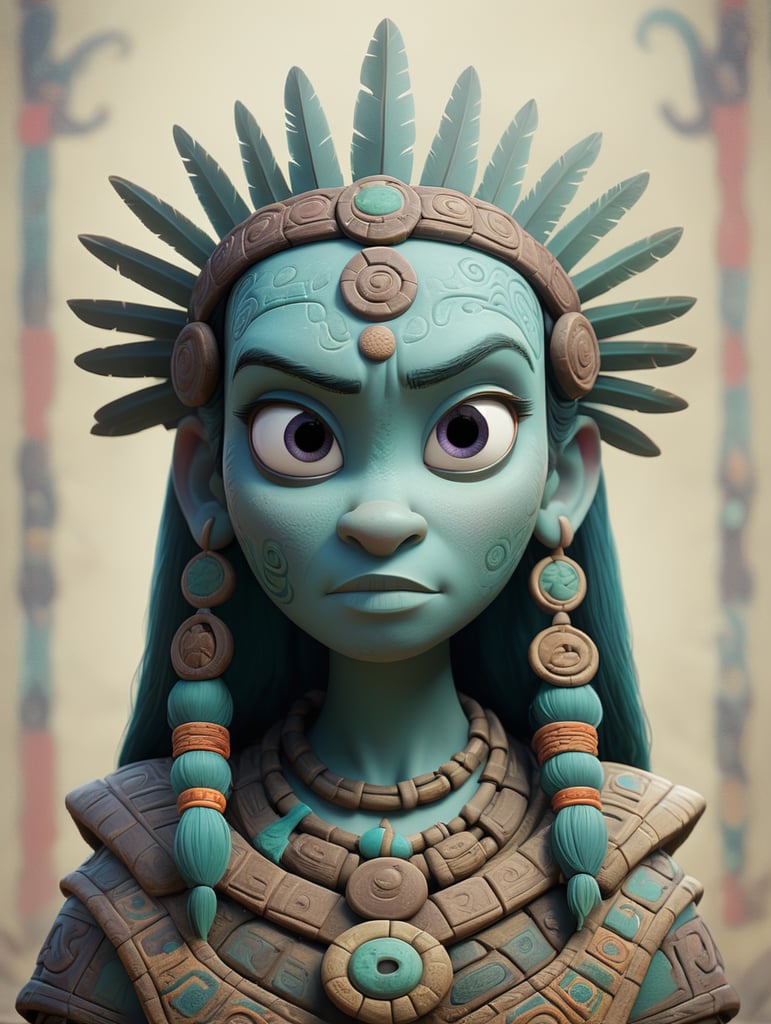 Premium Free ai Images | leyenda maya