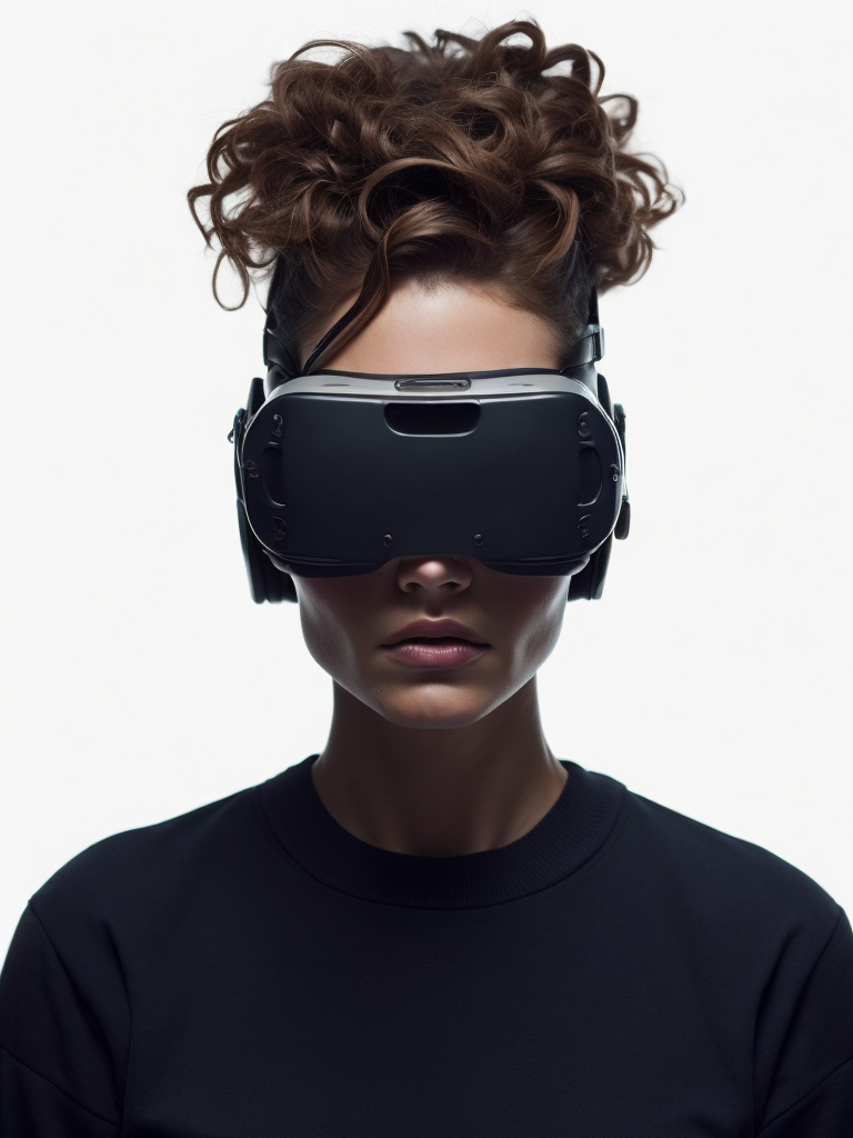 Lumenor AI Image Generation - women wearing vr glasses