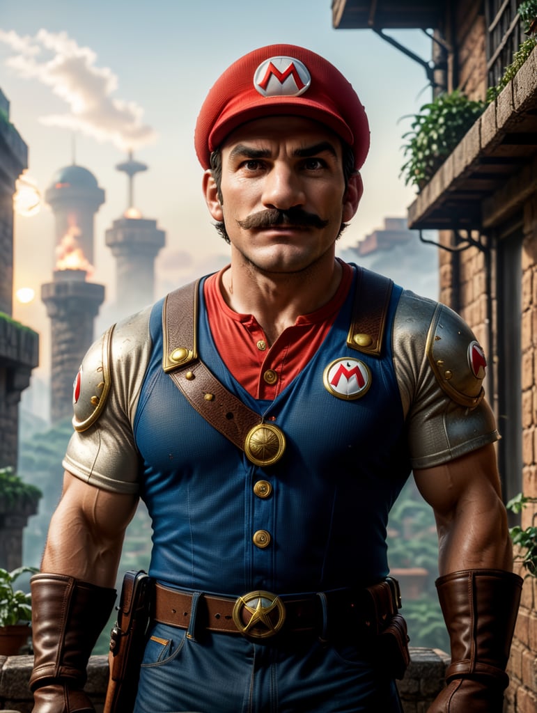 Premium Free ai Images | cinematic still of super mario highly detailed ...
