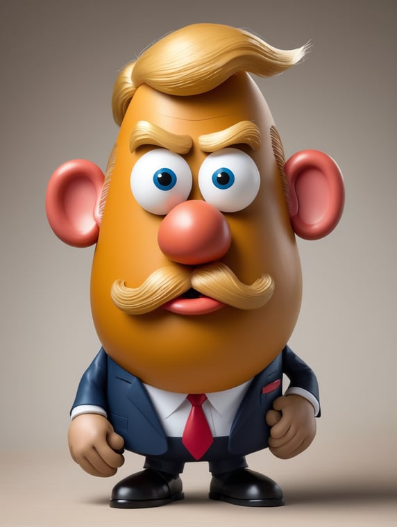 Premium Free ai Images | donald trump as mr potato head