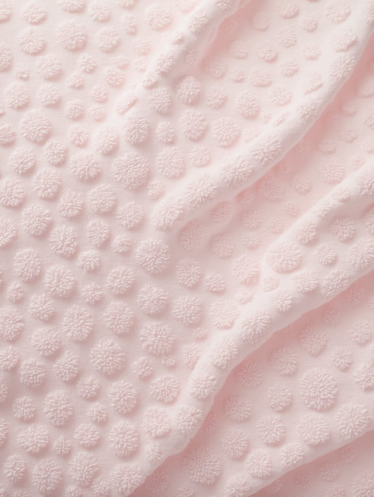 Premium Free ai Images | create sherpa fabric texture with floral ...