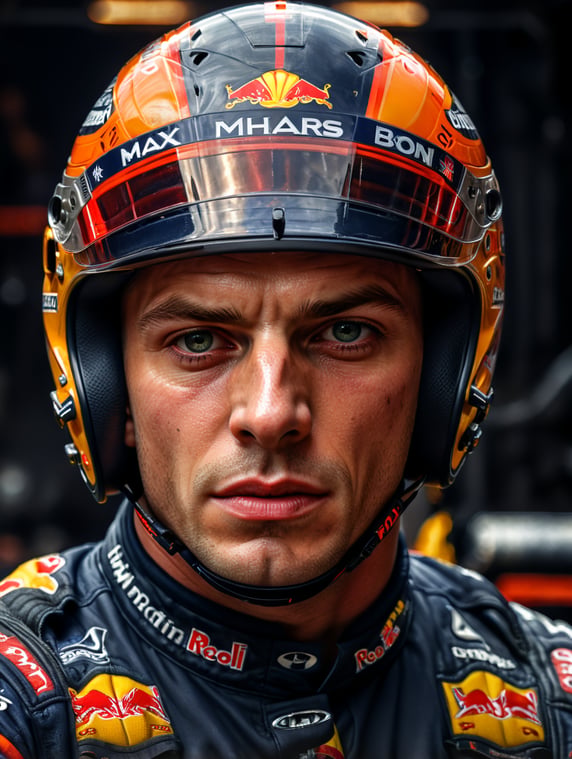 Premium Free ai Images | max verstappen portrait