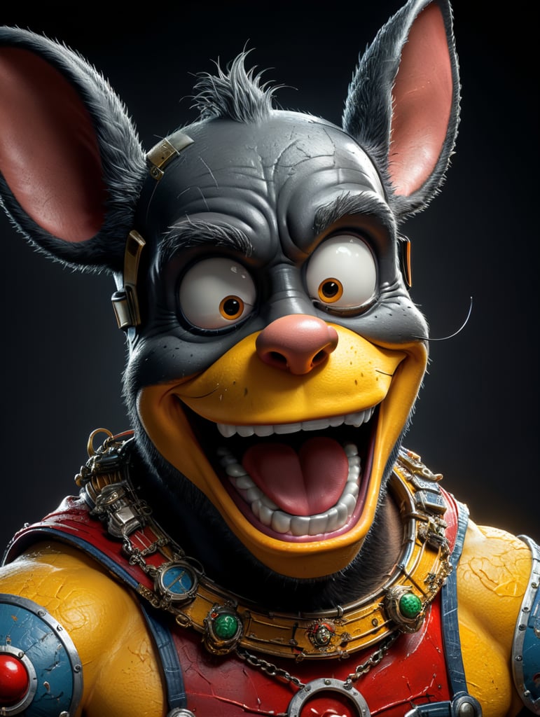 Premium Free ai Images | slash as cartoon character such as mickey ...