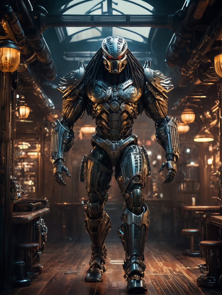 Premium Free ai Images | predator biomechanic full body cinematic style ...
