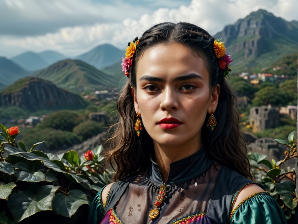 Premium Free ai Images | portrait of person on reference image bright ...