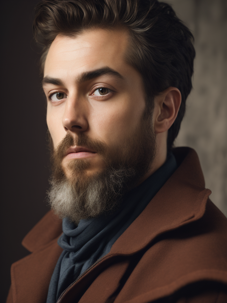 Premium Free ai Images | self portrait by jacopo tintoretto