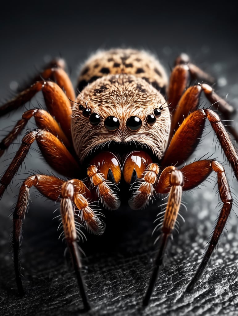 Premium Free ai Images | scary spider