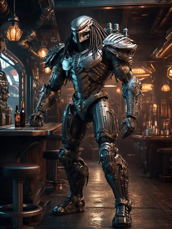 Premium Free ai Images | predator biomechanic full body cinematic style ...
