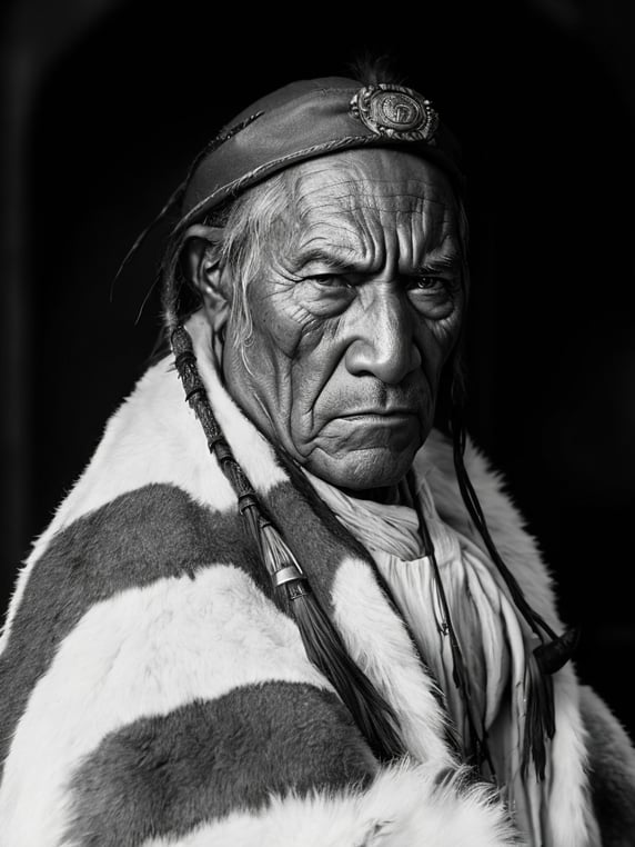 Premium Free ai Images | canadas first nations people rare historical ...