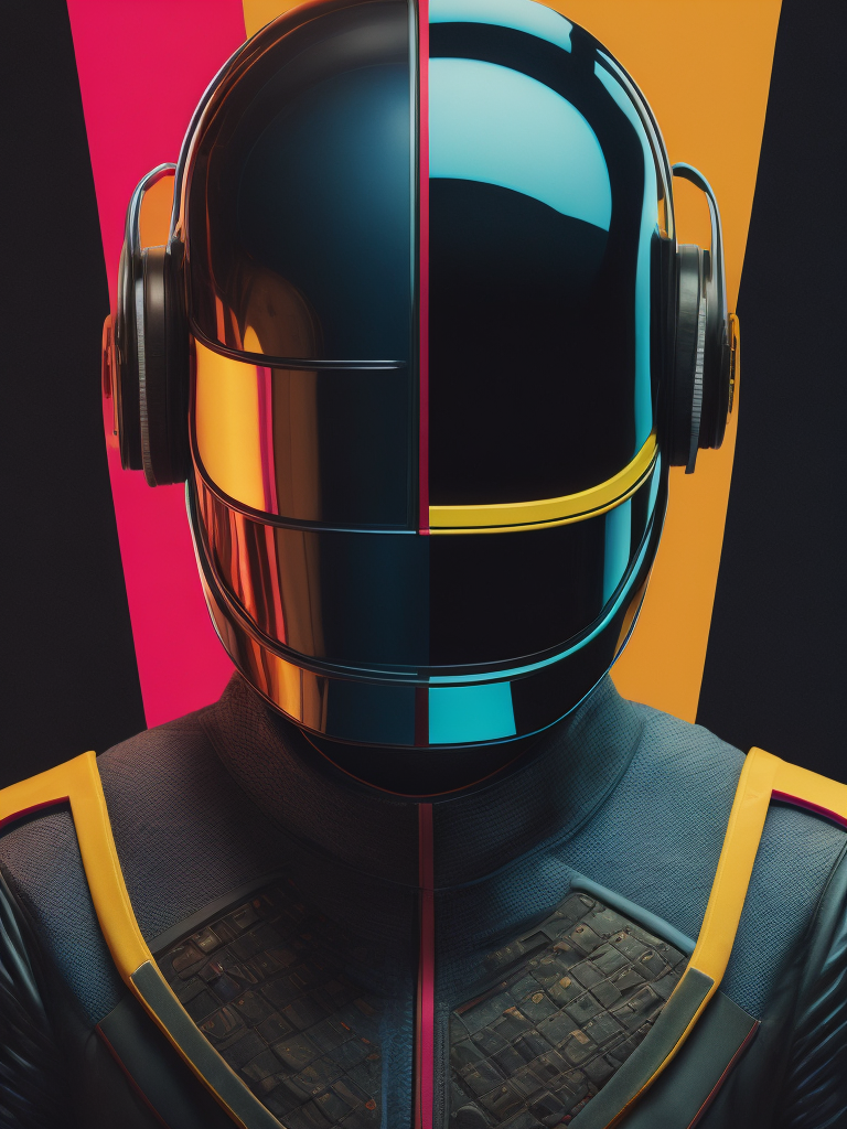 Lumenor AI Image Generation - portrait of daft punk ultra realism super ...