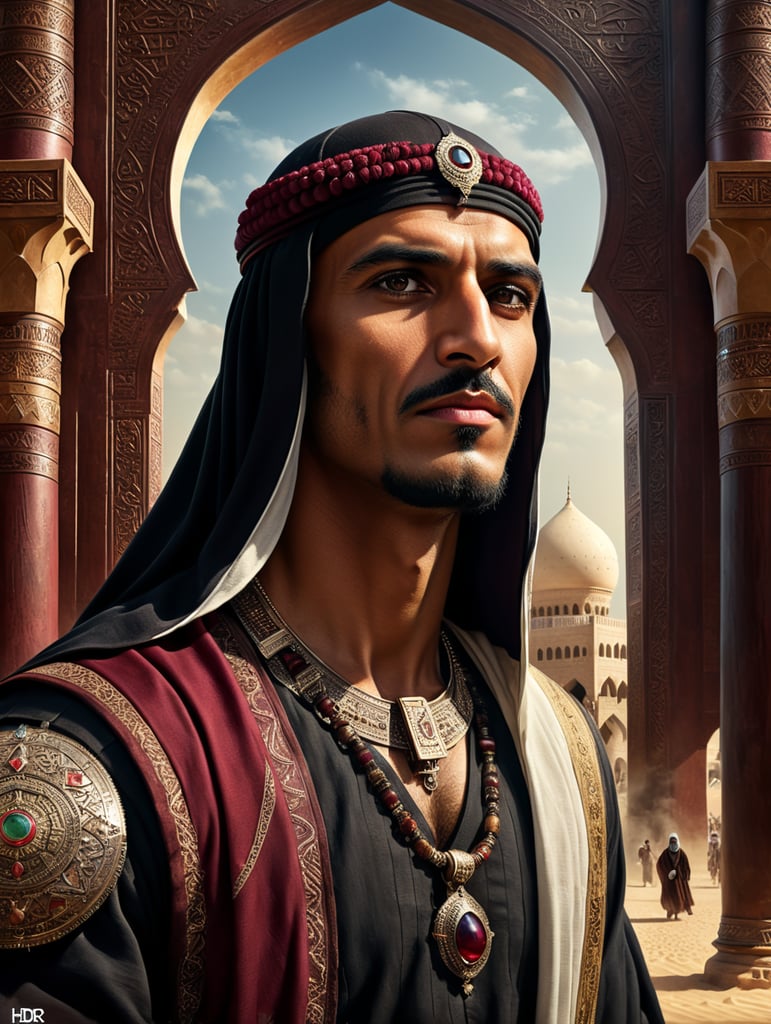 Premium Free ai Images | an advertising poster about qatari heritage