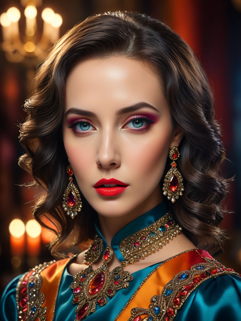 Premium Free ai Images | portrait of elizabeth tabish bright and ...