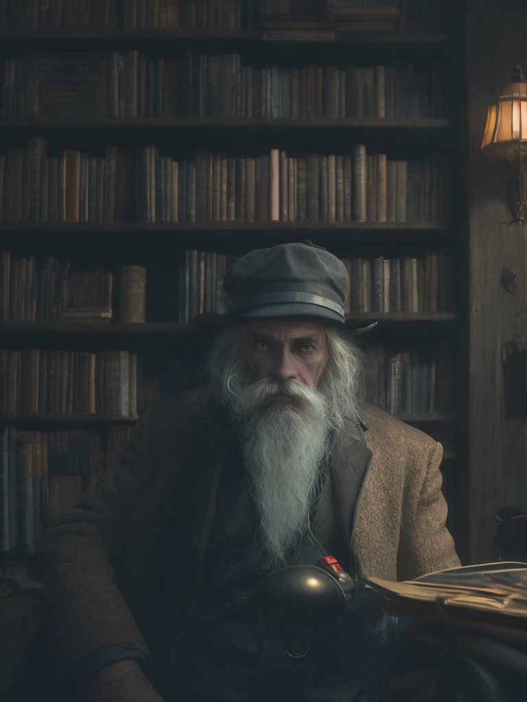 Lumenor AI Image Generation - lovecraftian portrait of police detective ...