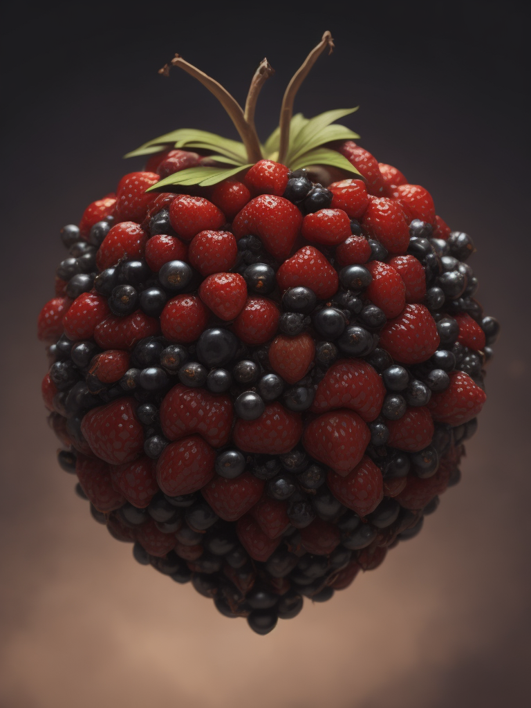 Lumenor AI Image Generation - pixel art of berry