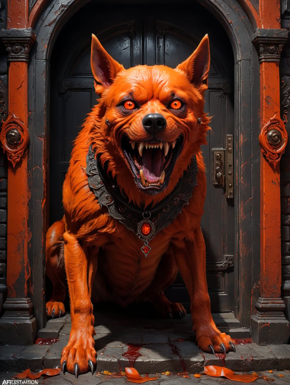 Premium Free ai Images | the originals dog mutant character dressed in ...