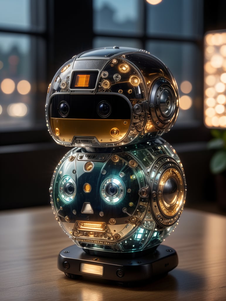 Premium Free ai Images | cute aesthetic tiny cute translucent ...