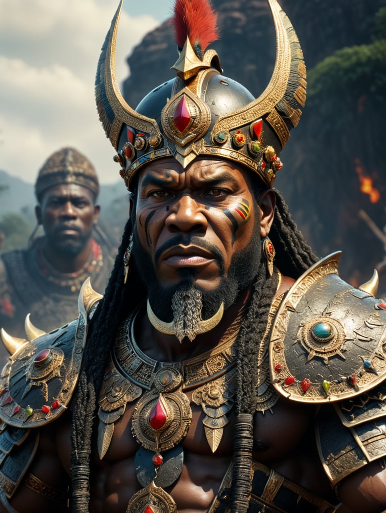 Premium Free ai Images | zulu king