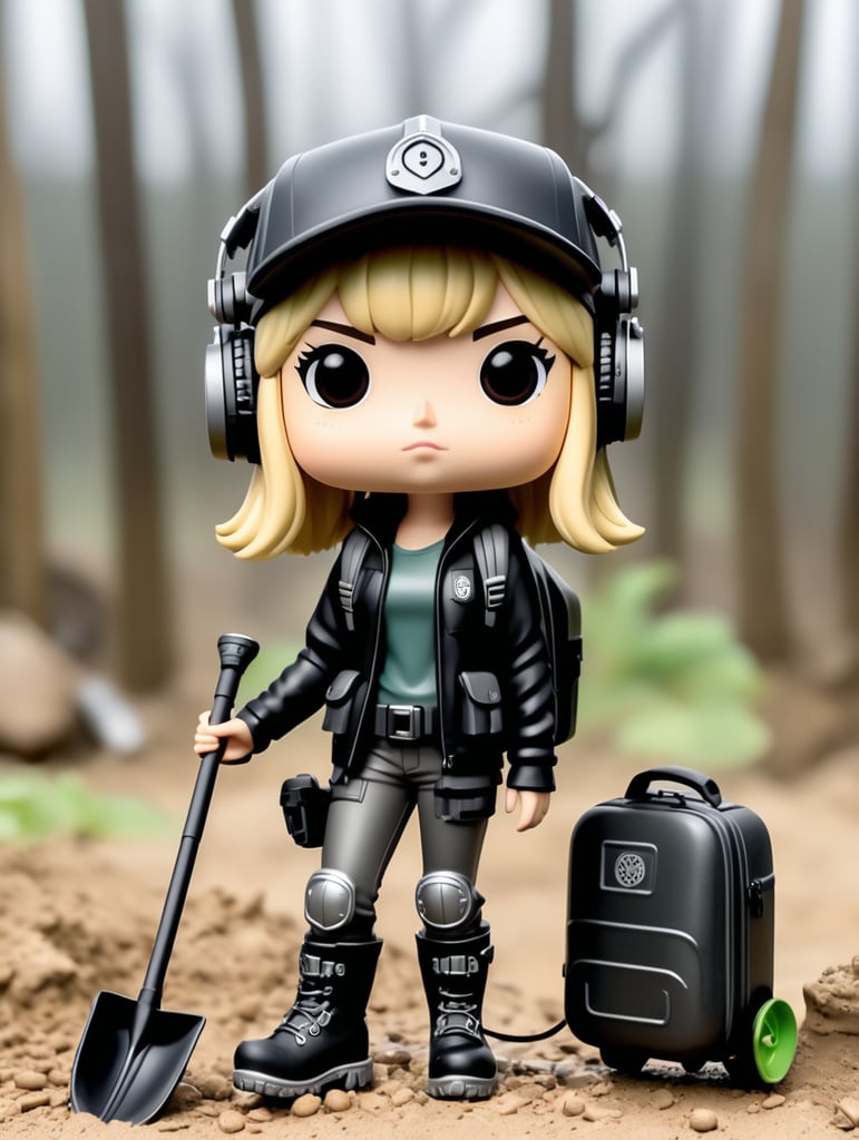 Premium Free ai Images | female funko pop character with short length ...