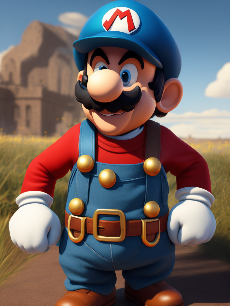 Premium Free ai Images | super mario creative and kind hearted person ...