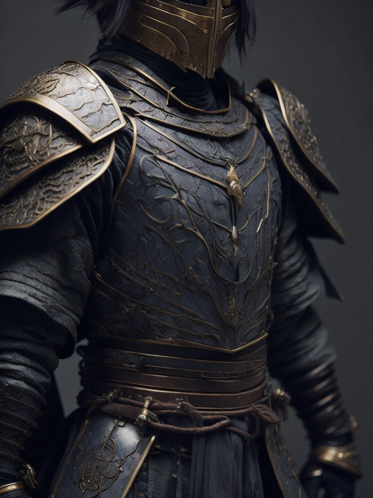 Lumenor AI Image Generation - samurai armor concept art