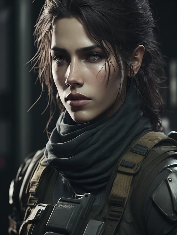 Premium Free ai Images | metal gear solid quiet