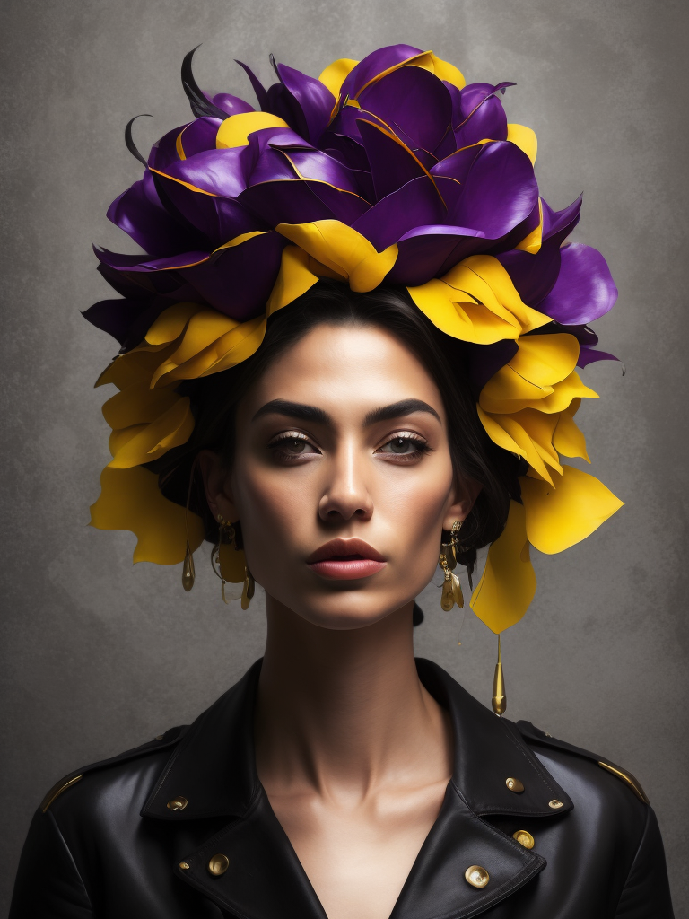 Lumenor AI Image Generation - woman wearing realistic papier mache ...