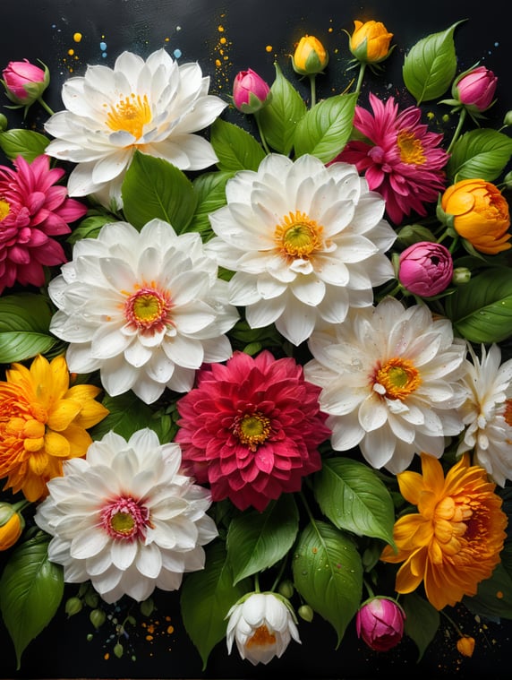 Premium Free ai Images | art artistic renderings bloomcore blooming ...